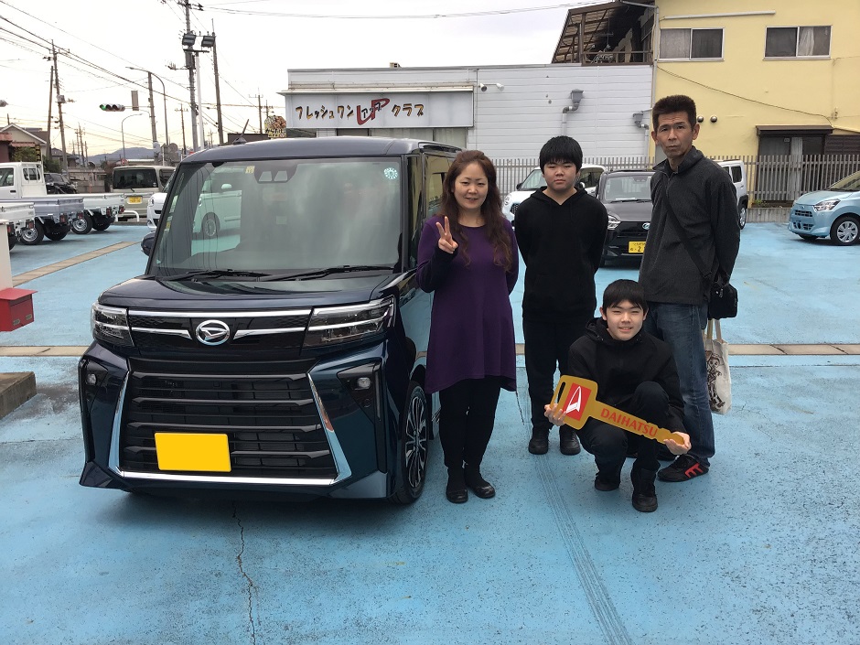 タントカスタムのご納車です | 栃木ダイハツ販売株式会社